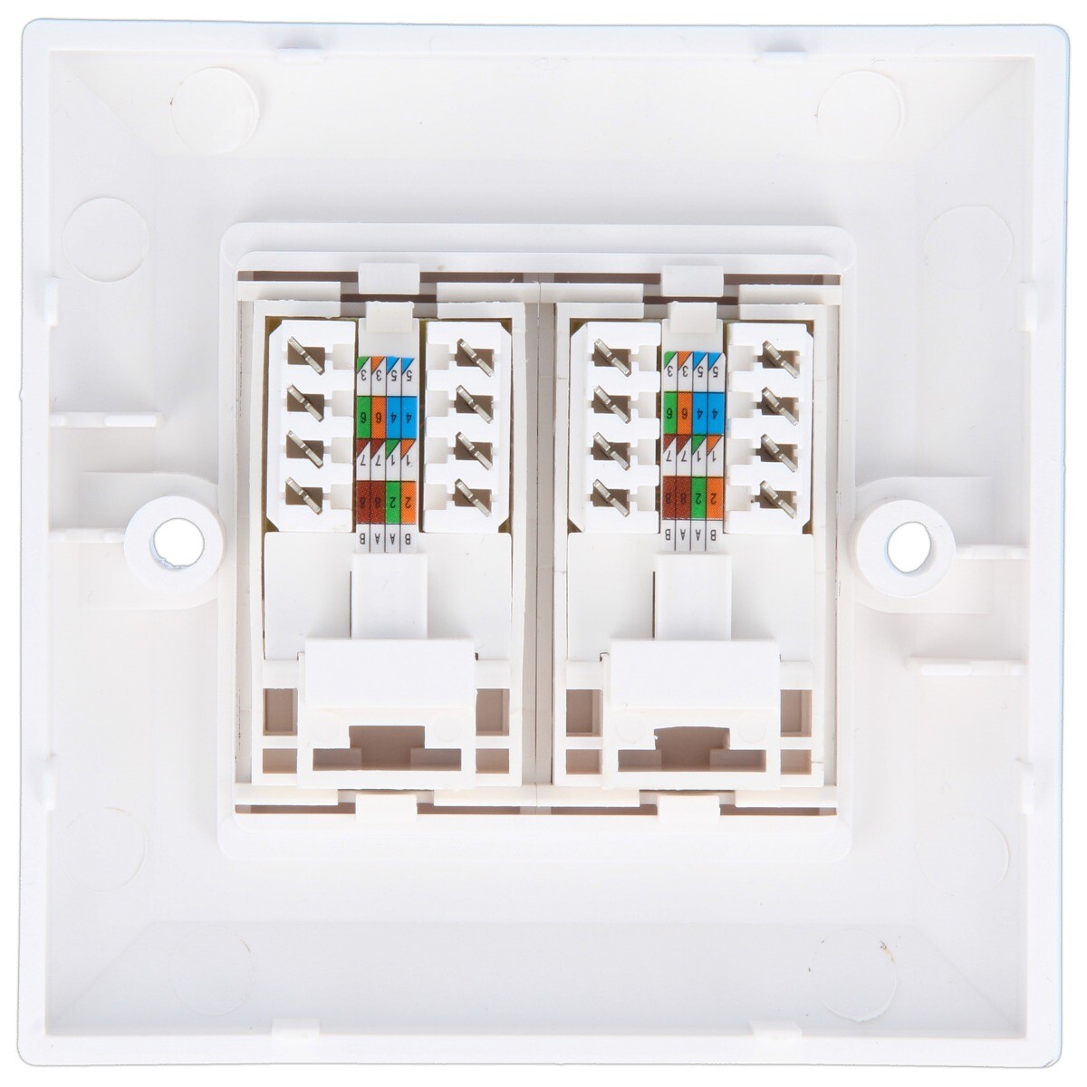 ELECTRICAL OUTLET FACEPLATES Single/Double Gang Port RJ45 Brush Blank ...