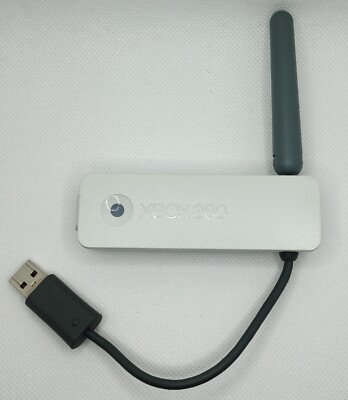 👻 Adaptateur Dongle USB WIFI Blanc Xbox 360 Fat Phat 2.4Ghz Internet ...