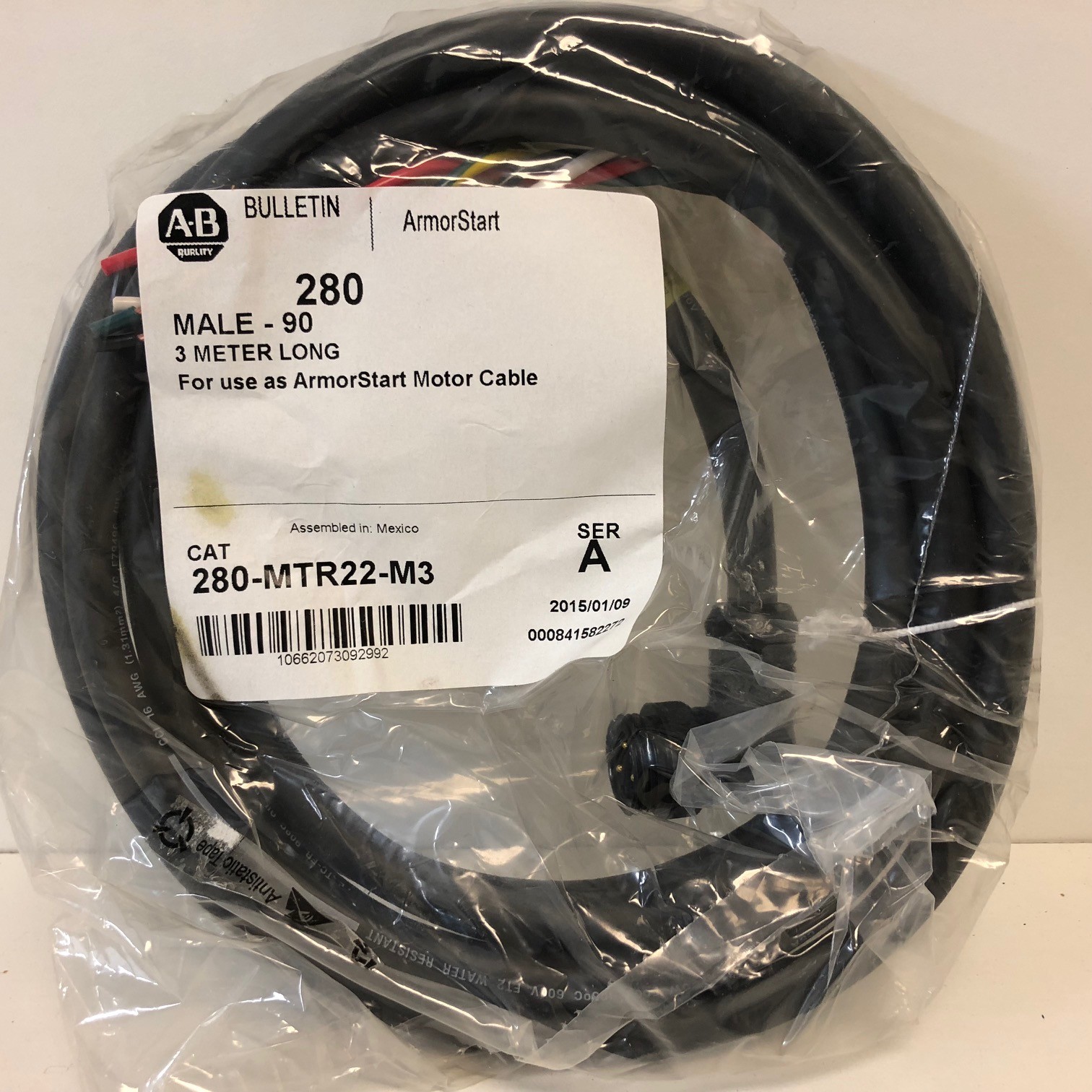 NEW! ALLEN-BRADLEY ARMORSTART ETHERNET COMBINATION STARTER 280E-F12Z ...