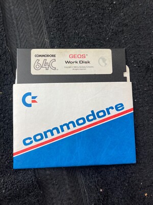 Commodore 64 GEOS Work Disk 5.25 Media | eBay
