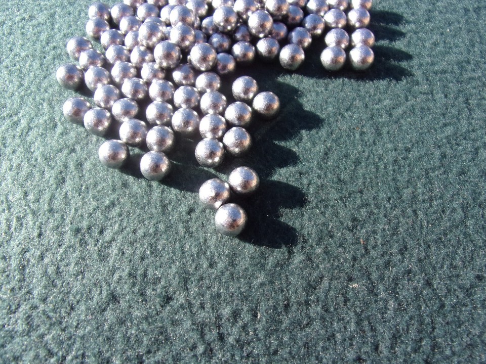 100 8 mm aprox round lead balls catapult slingshot ammo | eBay UK