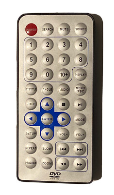 Genuine SYLVANIA SDVD1023-BLACK Portable DVD Player Remote Control OEM ...