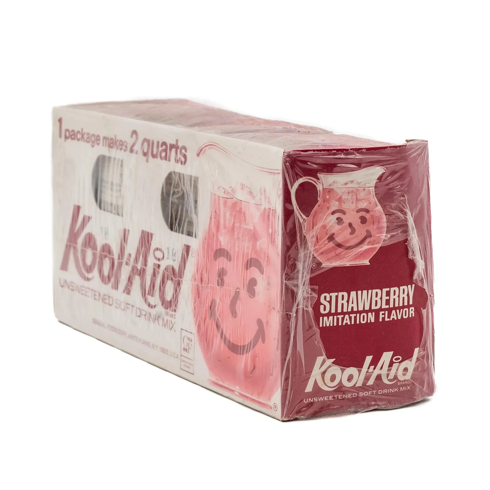 Super RARE Vintage KOOL AID Sealed Case of 72 STRAWBERRY PACKETS packet ...