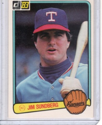1983 Donruss Jim Sundberg #609 Texas Rangers Baseball Card | eBay