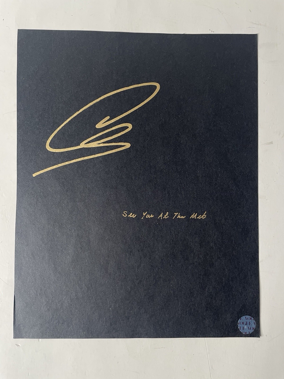 Lewis Hamilton 2025 Met Gala Signed Vogue Album Page F1 Autograph ...