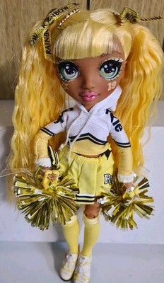 Rainbow high yellow cheerleader MGA doll articulated joints | eBay ...