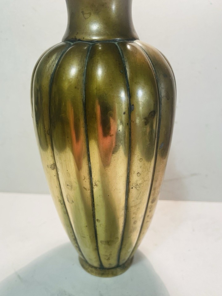 Chinese Brass Melon Vase C1920 | eBay UK