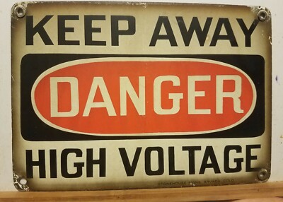 Safety Signage - Vintage Danger