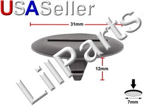 Mercedes Benz Rocker Moulding Retaining Clips 000-991-74-98 0009917498 ...