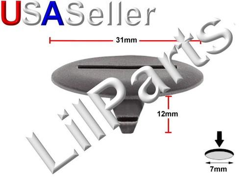 Mercedes Benz Rocker Moulding Retaining Clips 000-991-74-98 0009917498 ...