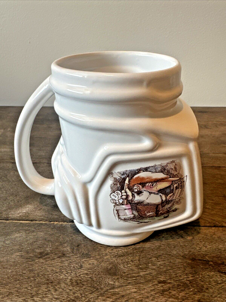 Golf Bag Shaped Coffee Mug Cup Ceramic 1991 Golf Gifts Sport Souvenir ...