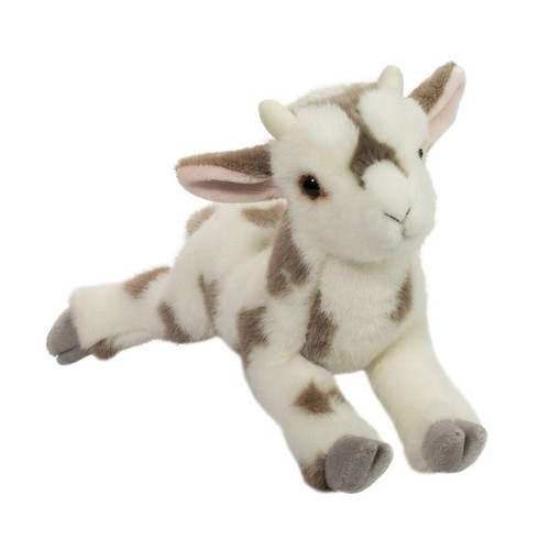 Gisele 15" DLUX Goat Douglas Plush Stuffed Animal cuddle toy white farm ...