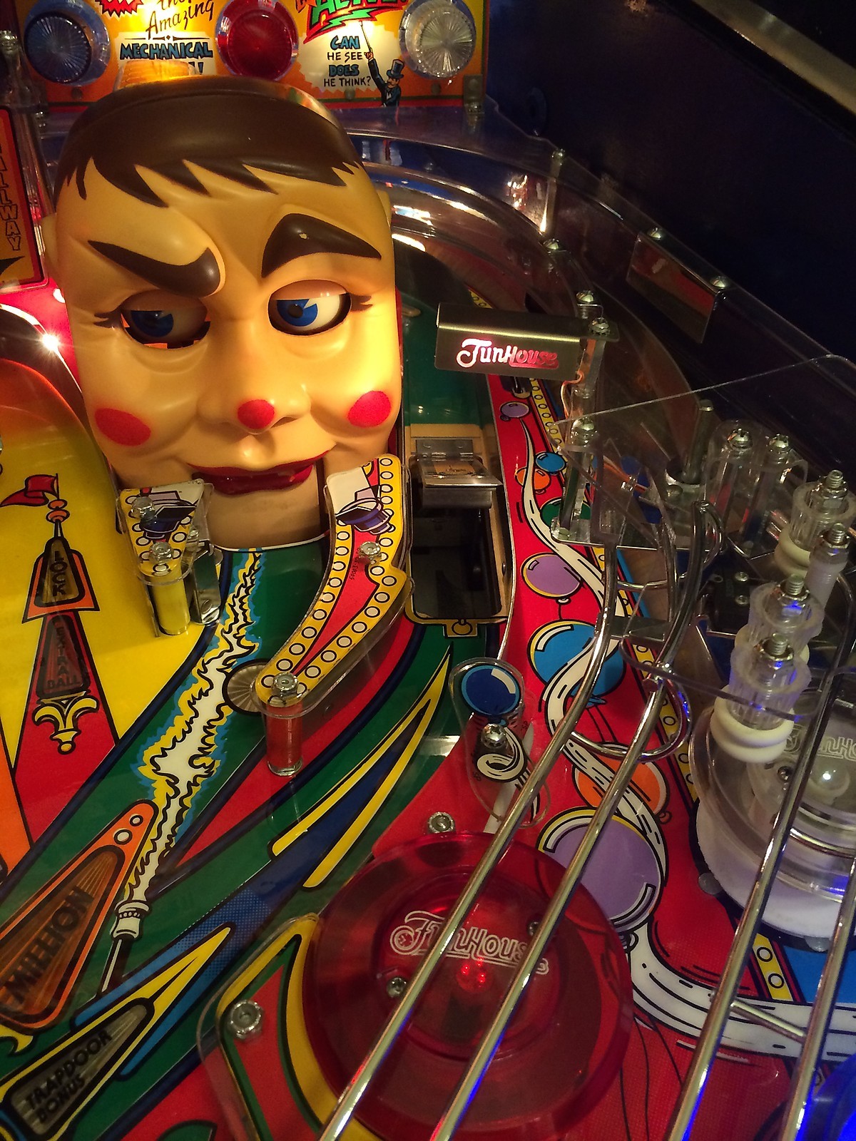 Trap Door Bonus and Million Lights for Funhouse Pinball - Interactive ...