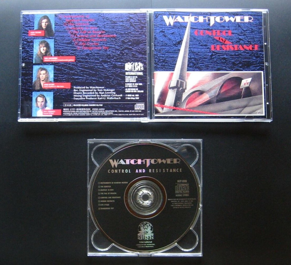 WATCHTOWER Control And Resistance 1990 JAPAN 1ST PRESS CD VICP-8006 ...