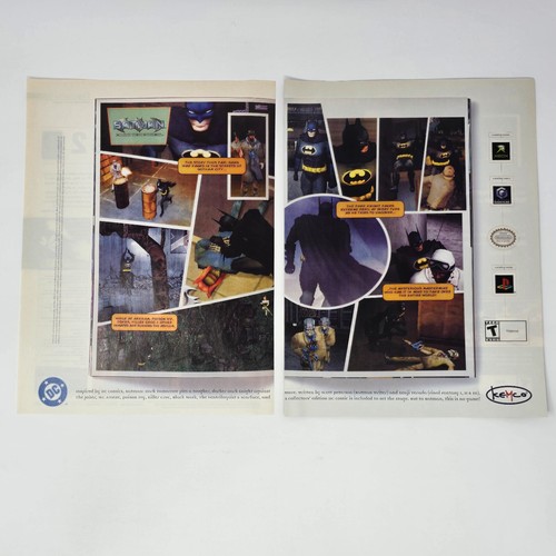 Batman Dark Tomorrow Xbox GameCube PS2 DC Comics Print Ad/Poster Promo ...