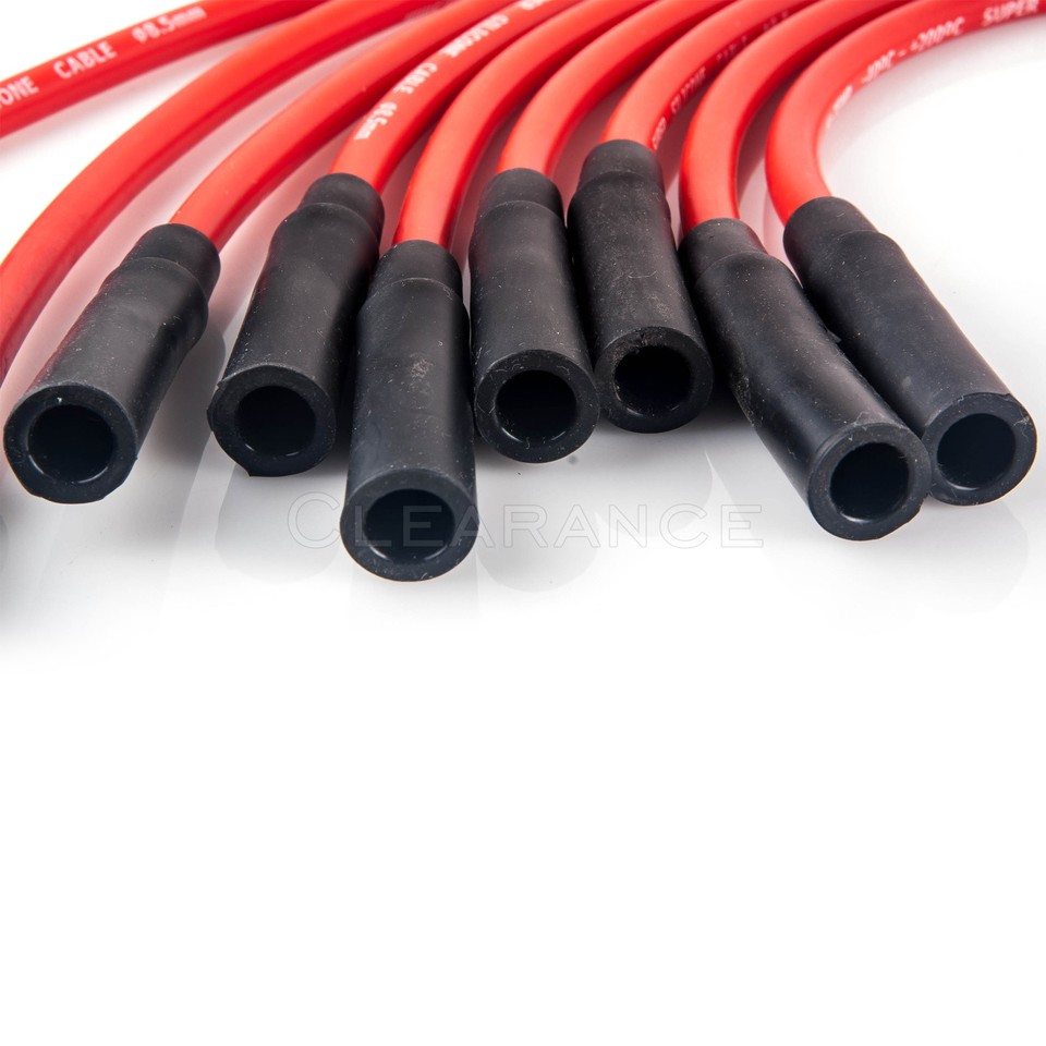 8mm 9875M BBC Big Block Chevy 454 Spark Plug Wires HEI STR Over Valve ...