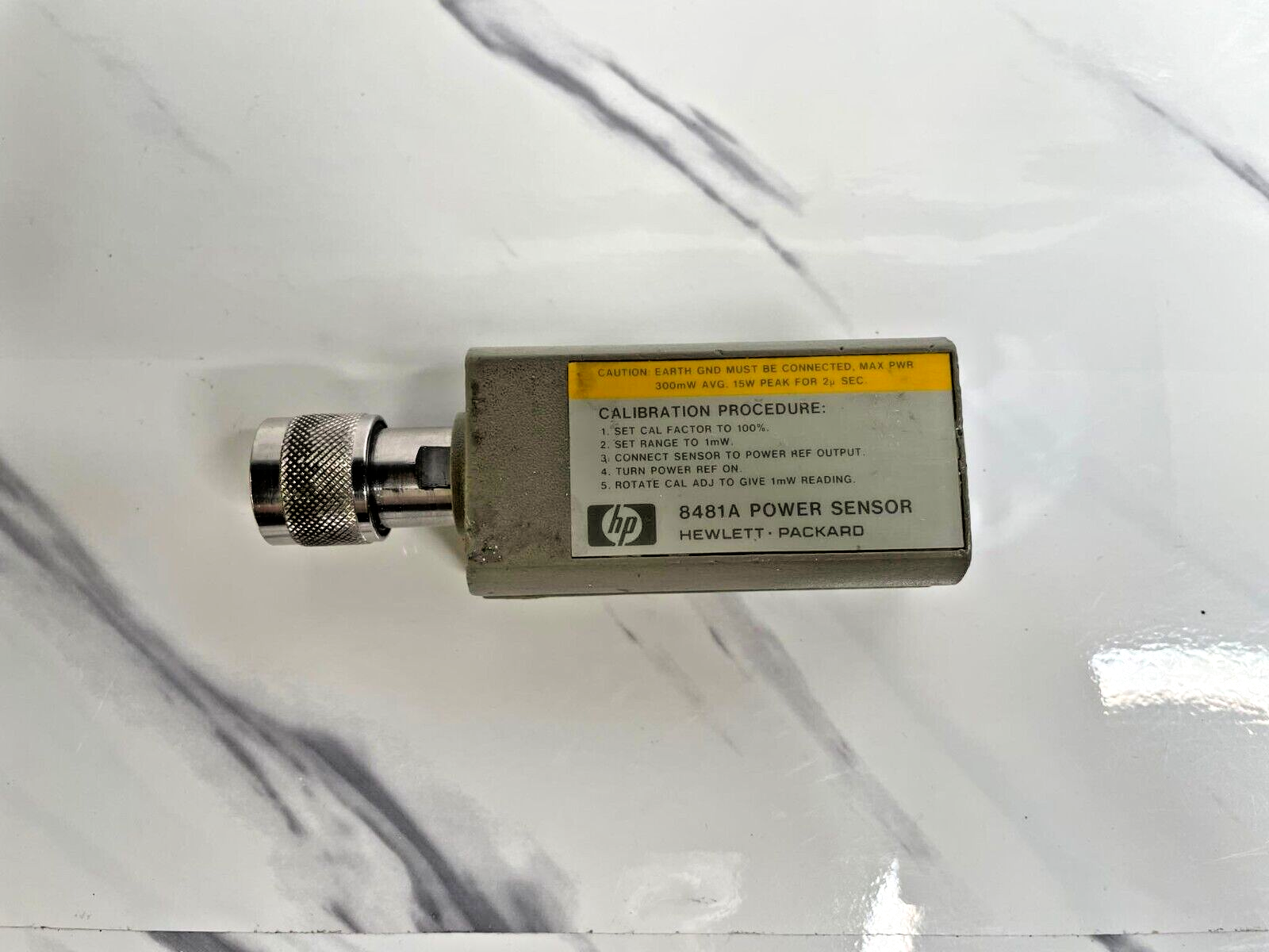 HP Agilent 8481A Power Sensor, 7mm Connector, 10MHz - 18GHz, -30 to -20 ...