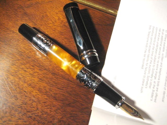 Beautiful Solid Replica Amber Heavy Body Fountain Pen | eBay