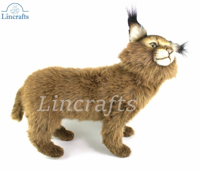 Hansa Caracal Cat Standing Plush Soft Toy by 30cm 7049 for sale online ...