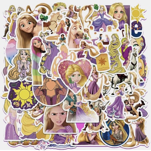 LOT of 10 TANGLED RAPUNZEL character stickers Flynn Rider Gothel Thug ...