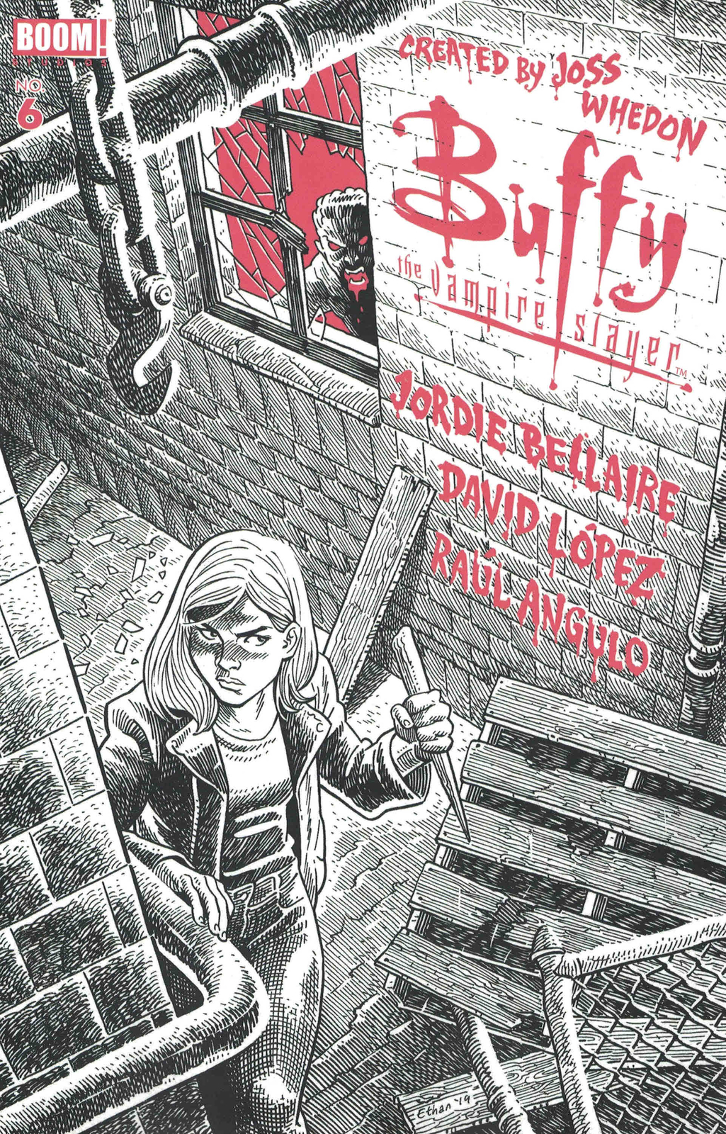 Buffy the Vampire Slayer #6 1:25 Ethan Young Variant Boom 2019 Joss ...