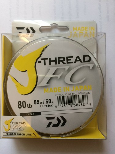 New 2 Wind-on Leaders Shimano Hollow Ace & 80lb Daiwa J-Thread ...