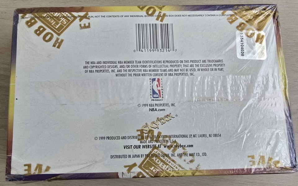 1999-00 Skybox NBA Hoops Basketball Sealed HOBBY BOX Rookies ...