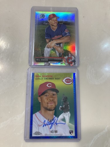 2023 Topps Chrome Platinum Anniversary - Autographs Will Benson #CPA ...