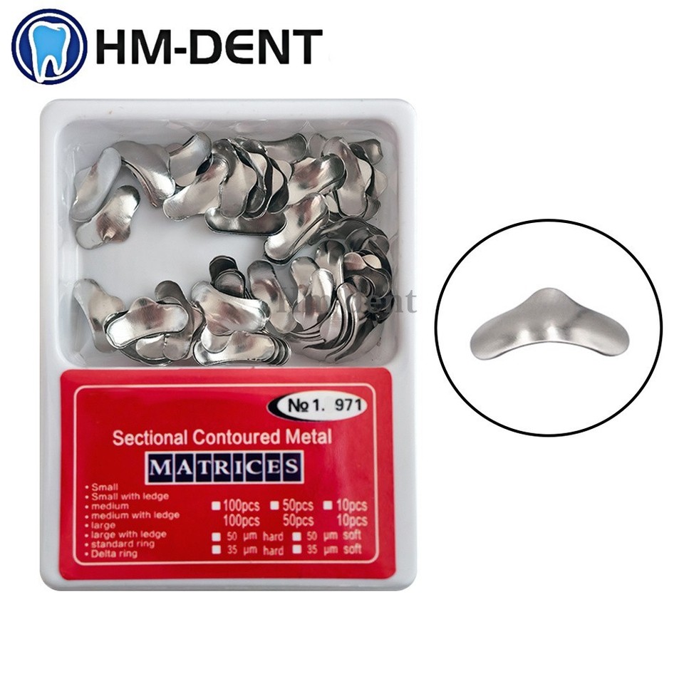 Dental Matrix Bands Ring Sectional Matrice Clamp Fit Garrison Palodent ...