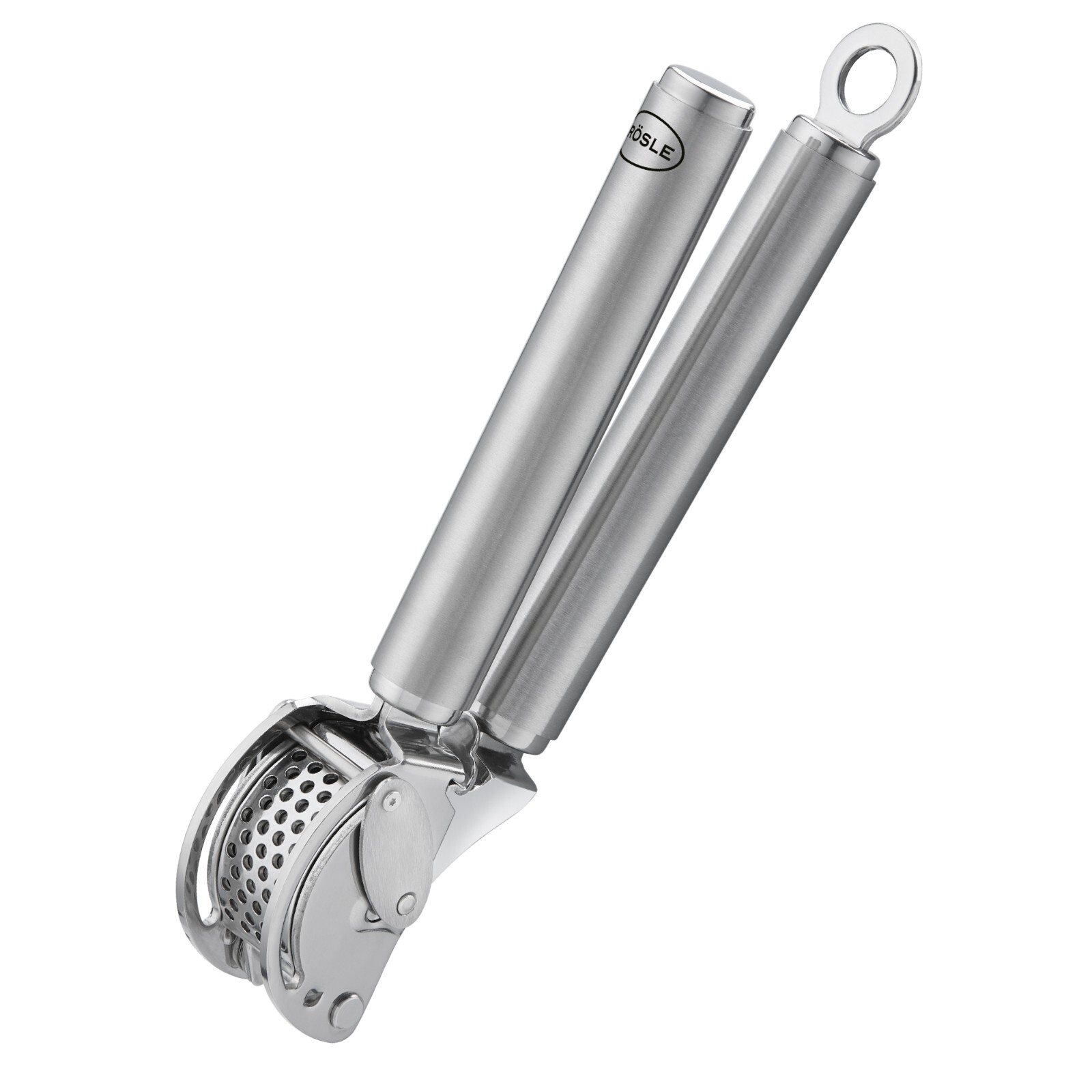 Rosle Stainless Steel Mincing Garlic / Ginger Press with Scraper 9-inch ...