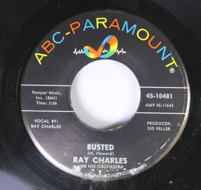 Soul 45 Ray Charles - Busted / Making Believe On Abc-Paramount 1 | eBay