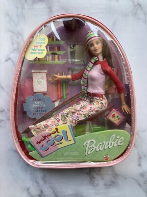 Vintage Mattel 2000 School Cool Barbie Doll Backpack | eBay