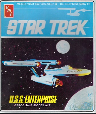 Star Trek - U.S.S. Enterprise NCC-1701 AMT ERTL Model #6676 - 10"x8.5 ...