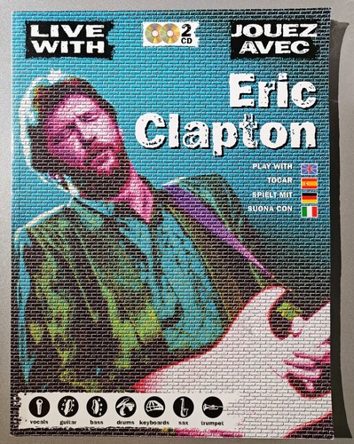 Partitions de musique Jouez avec Eric Clapton + 2 CD :Chant, Clavier ...