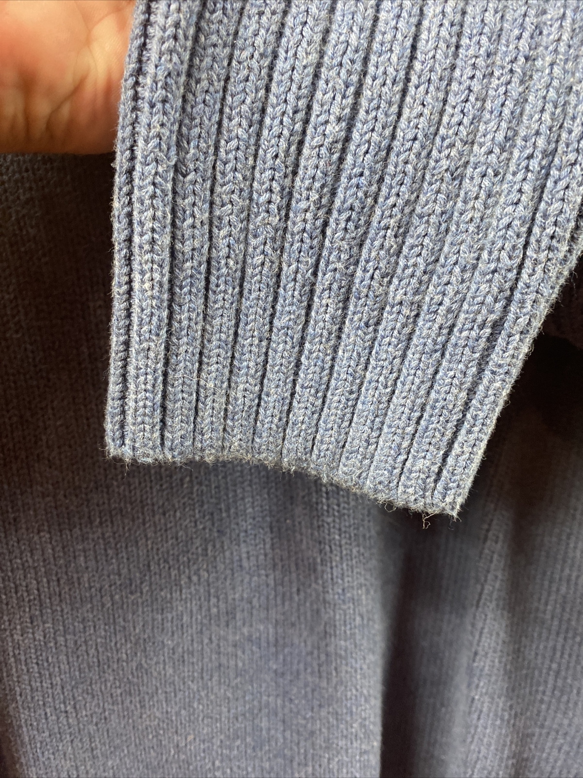 Timberland Chunky Cable Knit Sweater Men's XL Blue Co… - Gem