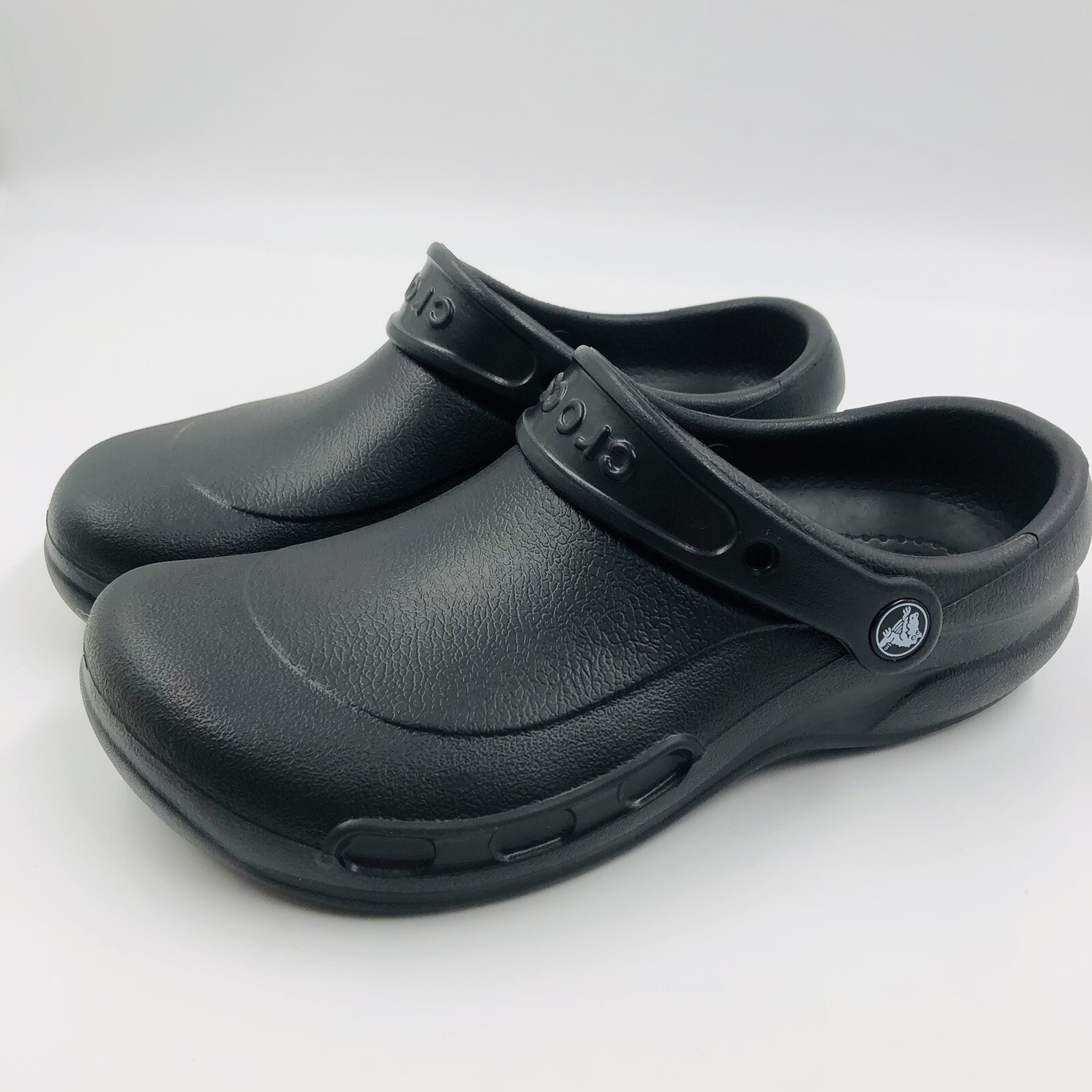 Crocs Lock Slip Resistant Bistro Clogs Black Women 8 … - Gem
