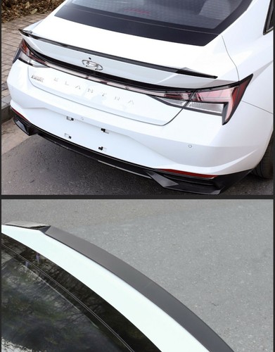 ABS Factory Style Rear Trunk Spoiler Wing for 2021-2024 Hyundai Elantra ...