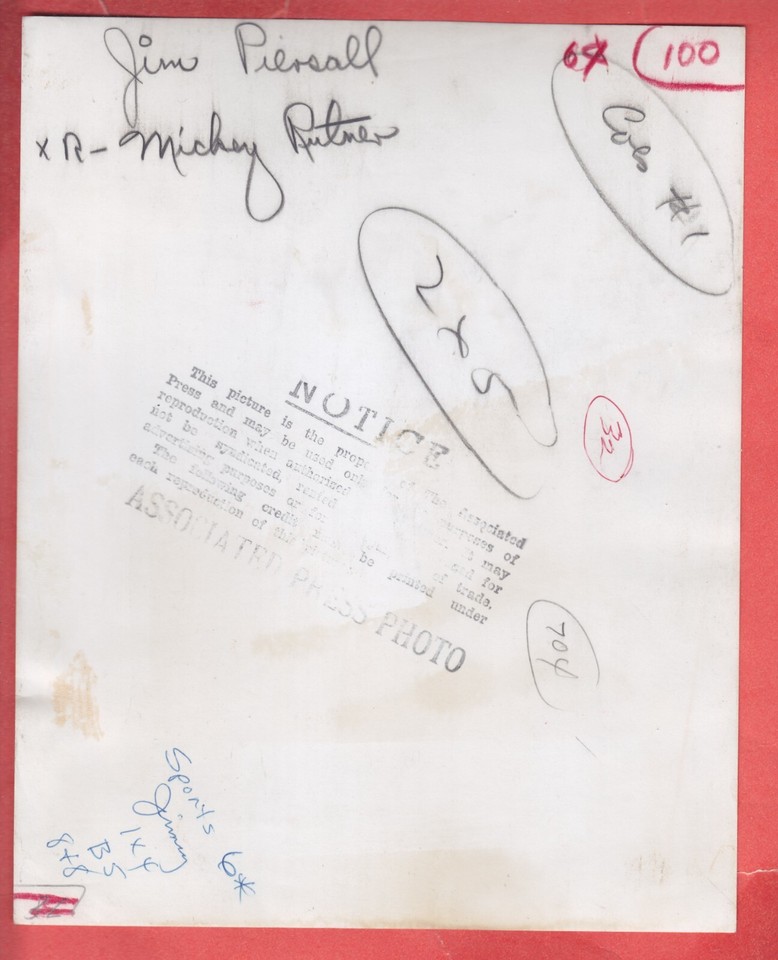 1949 LOUISVILLE COLONELS JIM PIERSALL MICKEY RUTNER ROOKIES GLOSSY | eBay