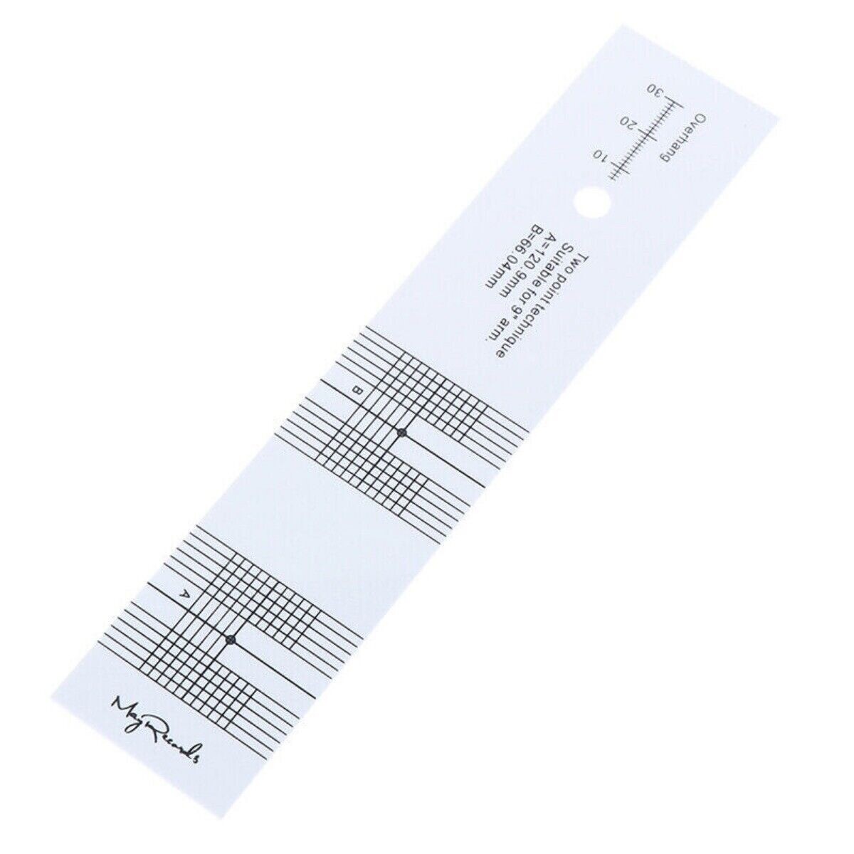 Turntable Phono Cartridge Stylus Alignment Protractor Tool Mirror ...