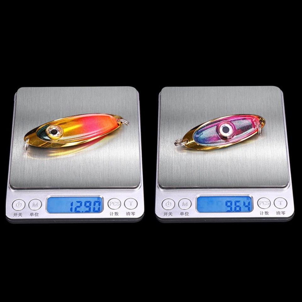 2PCS Fishing Lure Slant Slicing Fisheye Light 9g 13g Bait Trap Light ...