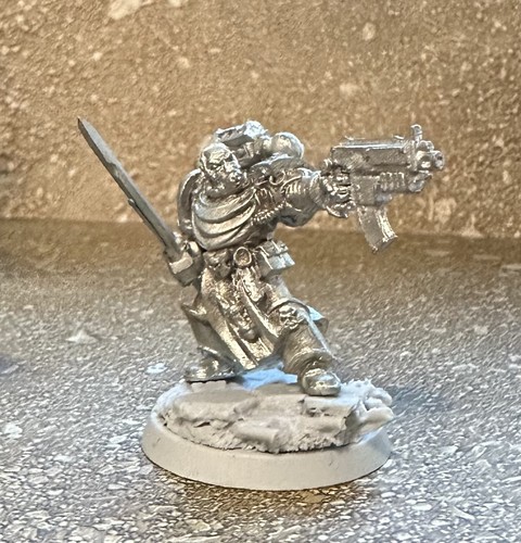 Warhammer 40K Space Marine Templars Draco Black Templar Captain Metal ...