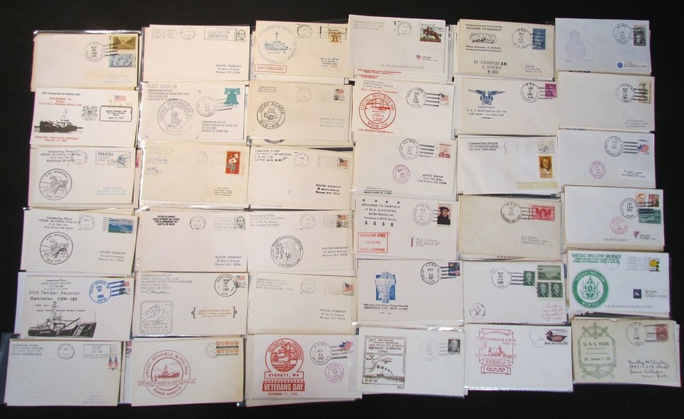500+ DIFFERENT US NAVAL COVERS SHIPS CANCELS DESTROYERS CARRIERS NAVY ...