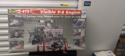 REVELL VISIBLE V8 OPERATING ENGINE 1/4 SCALE MODEL KIT ( NEW IN SEALED ...