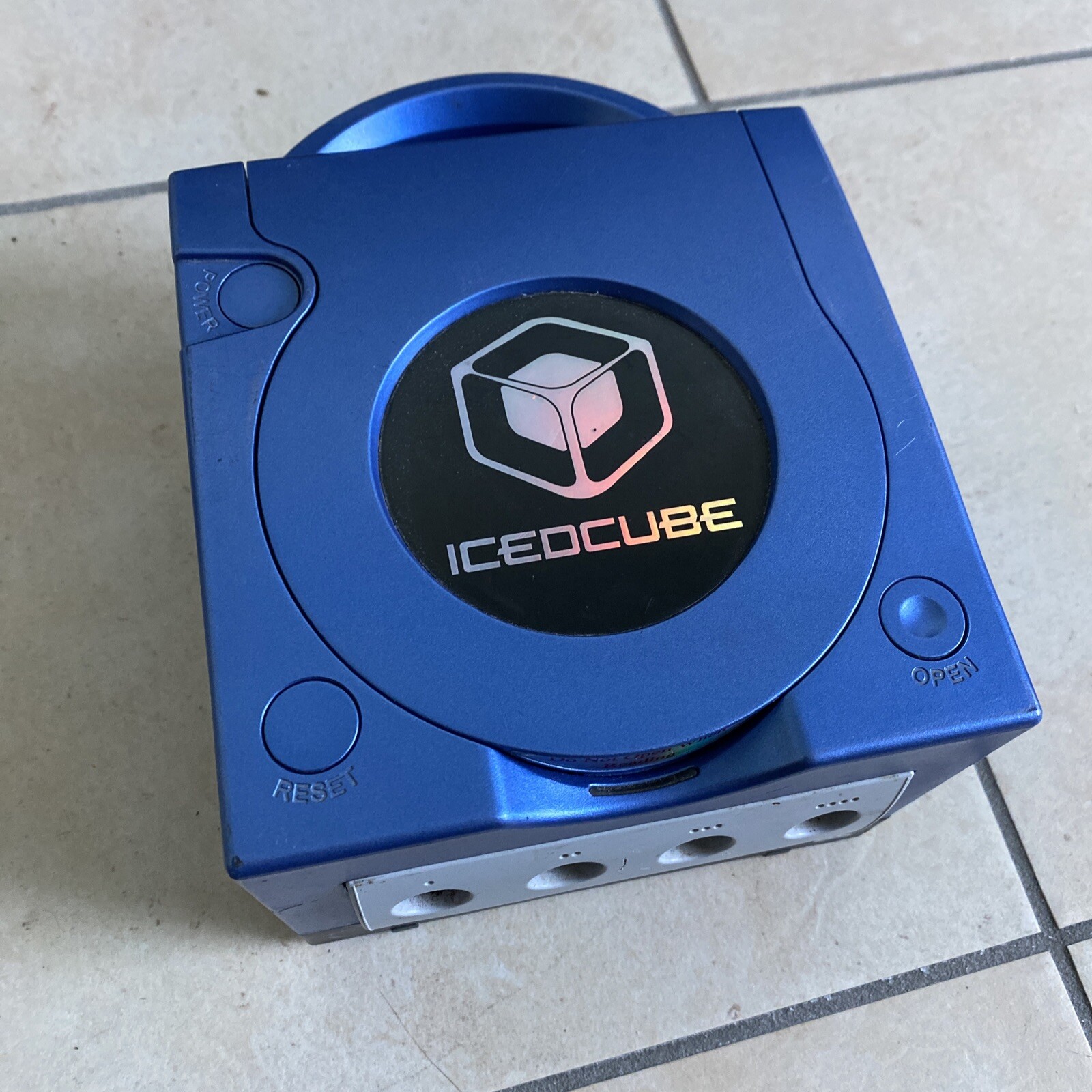 Nintendo GameCube Mod Viper Cobra Coque Icedcube Bleue Région Free Game ...
