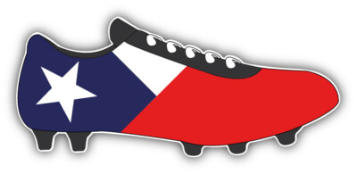 Chile Flag Soccer Cleats Car Bumper Sticker Decal | eBay