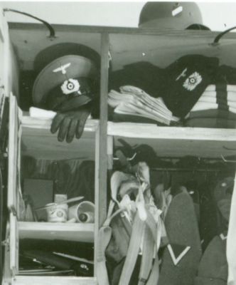 German Tank crewmans locker and contents, WW2, Original photo | eBay