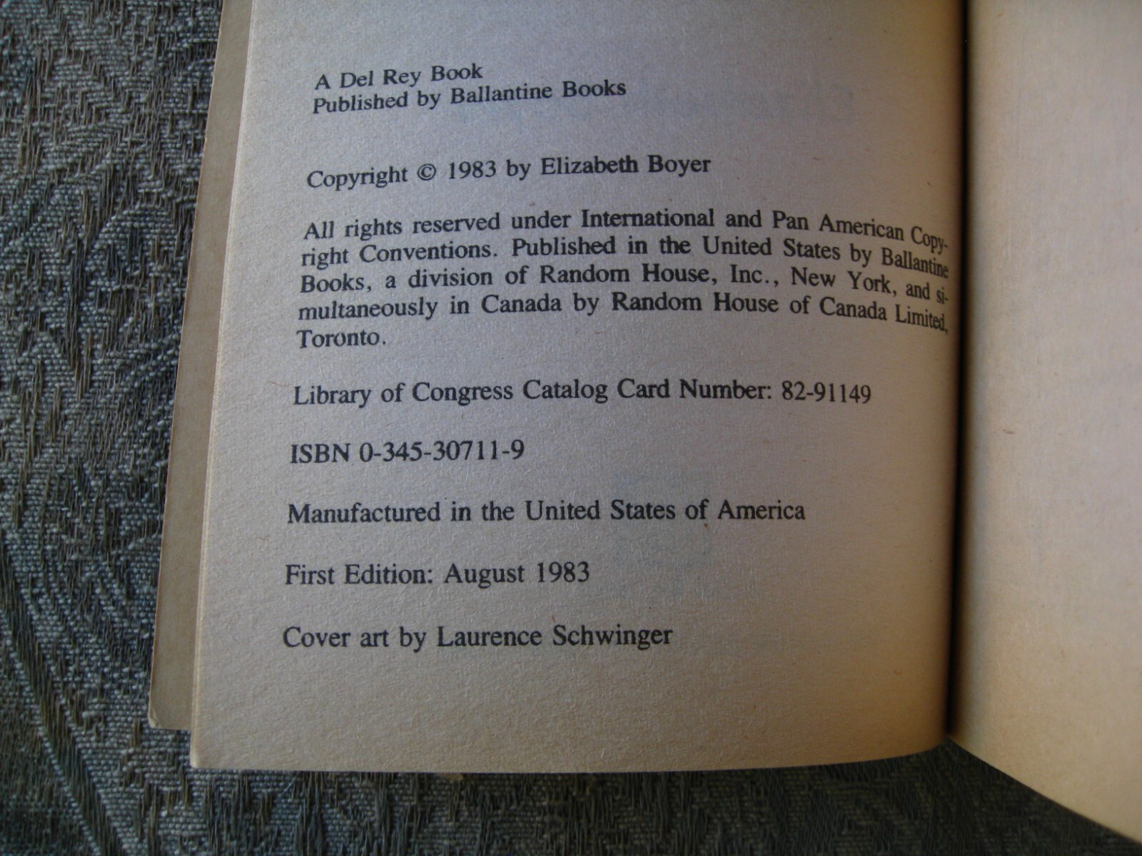 Elizabeth H. Boyer - The Wizard and the Warlord - 1983 - paperback | eBay