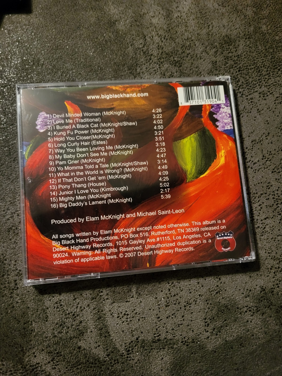 Elam McKnight Supa Good CD 2007 Desert Highway Blues | eBay