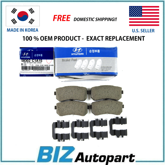 Genuine OEM Rear Disc Brake Pad Set for Kia 58302C1A15 for sale online ...