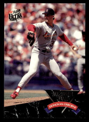 Donovan Osborne 1992 Ultra Card #10 St. Louis Cardinals | eBay